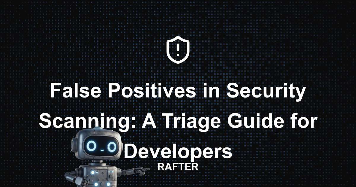 Rafter - False Positives in Security Scanning: A Triage Guide for ...